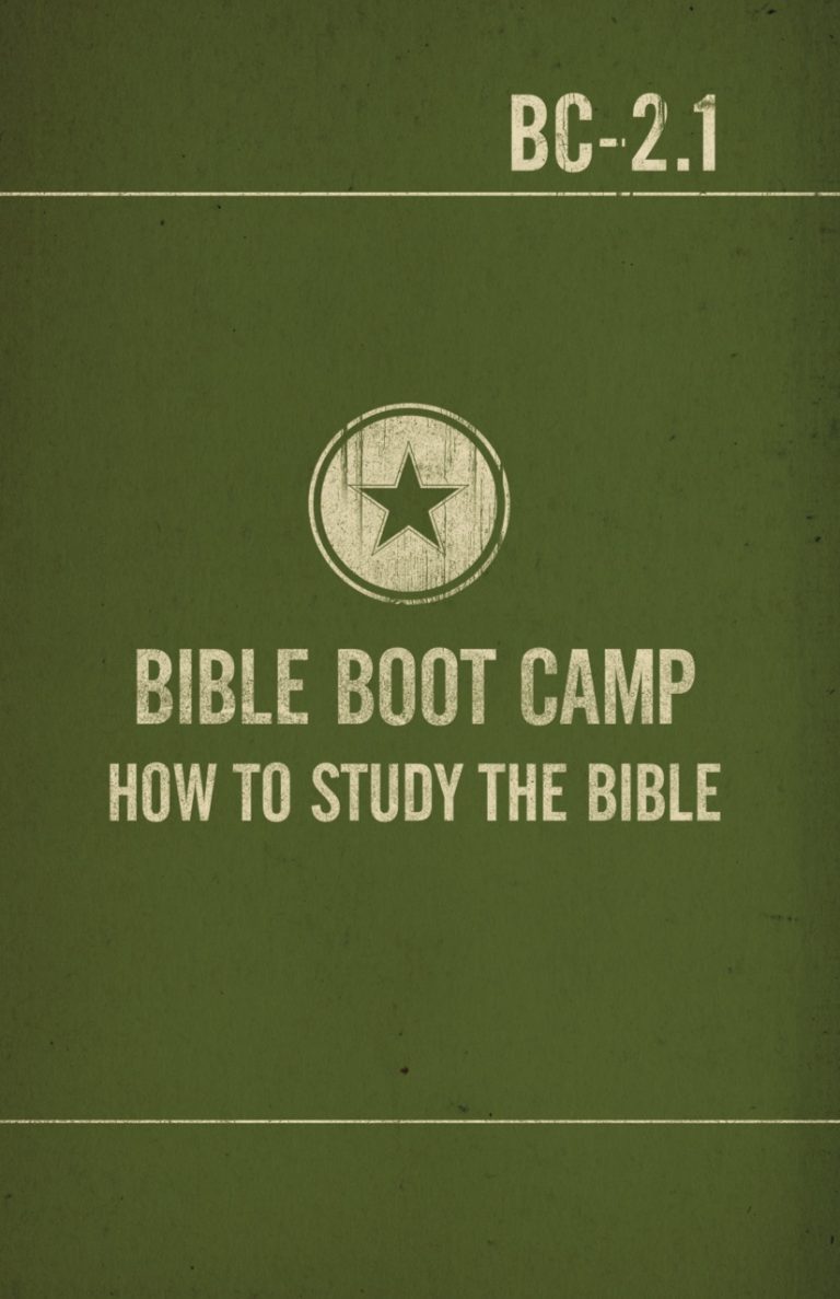 How to Study the Bible Boot Camp