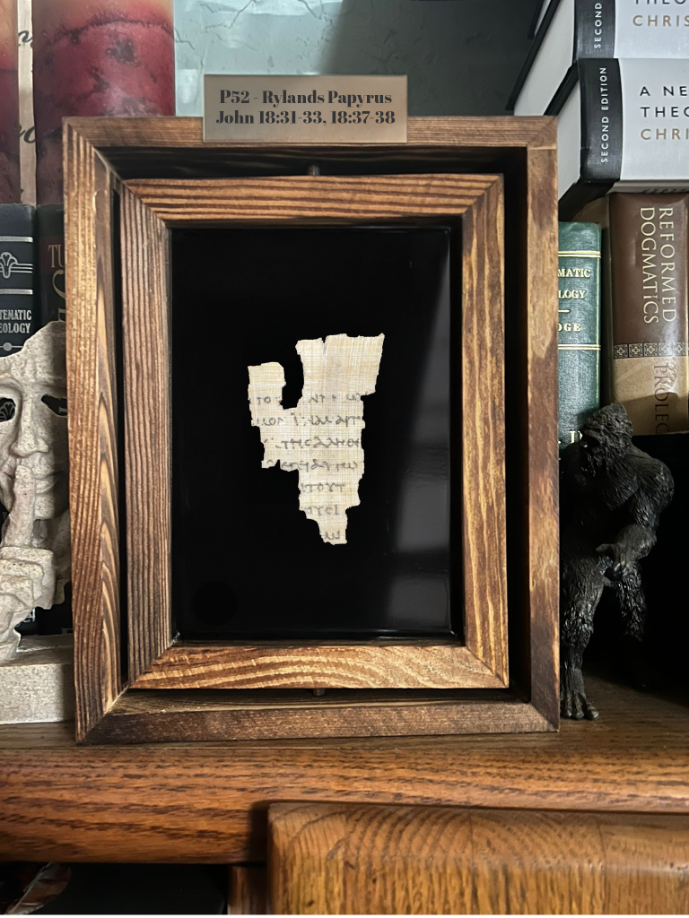 John Ryland's Papyrus - P52 Facsimile